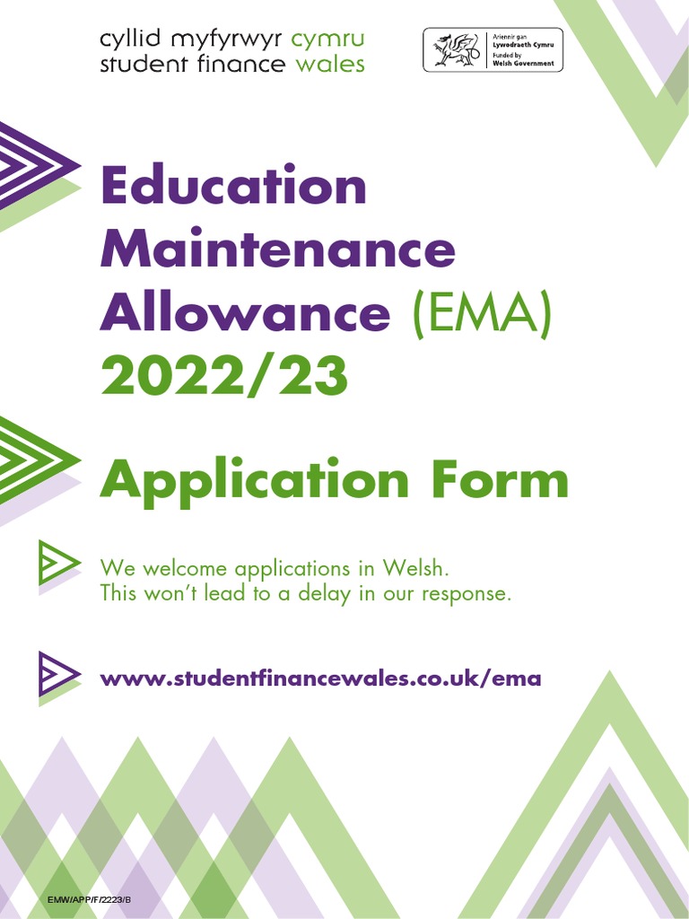 Ema Wales Application Form 2223 e o | PDF