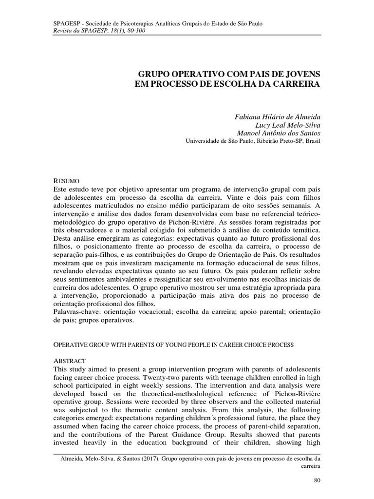 2017 - Almeida Et Al | PDF | Família | Comunicação