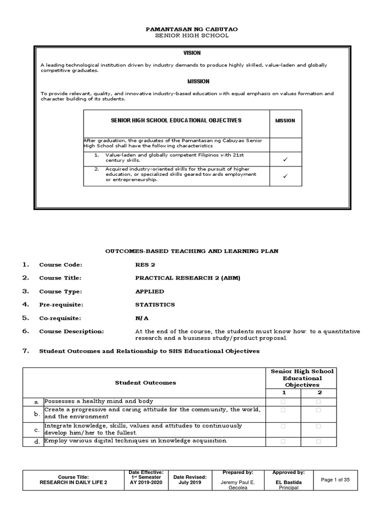 Research 2 ABM 1st Quarter PDF | PDF | Level Of Measurement | Citation