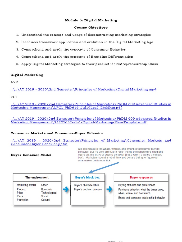 Marketing Module 5 Pdf Pdf Brand Product Business