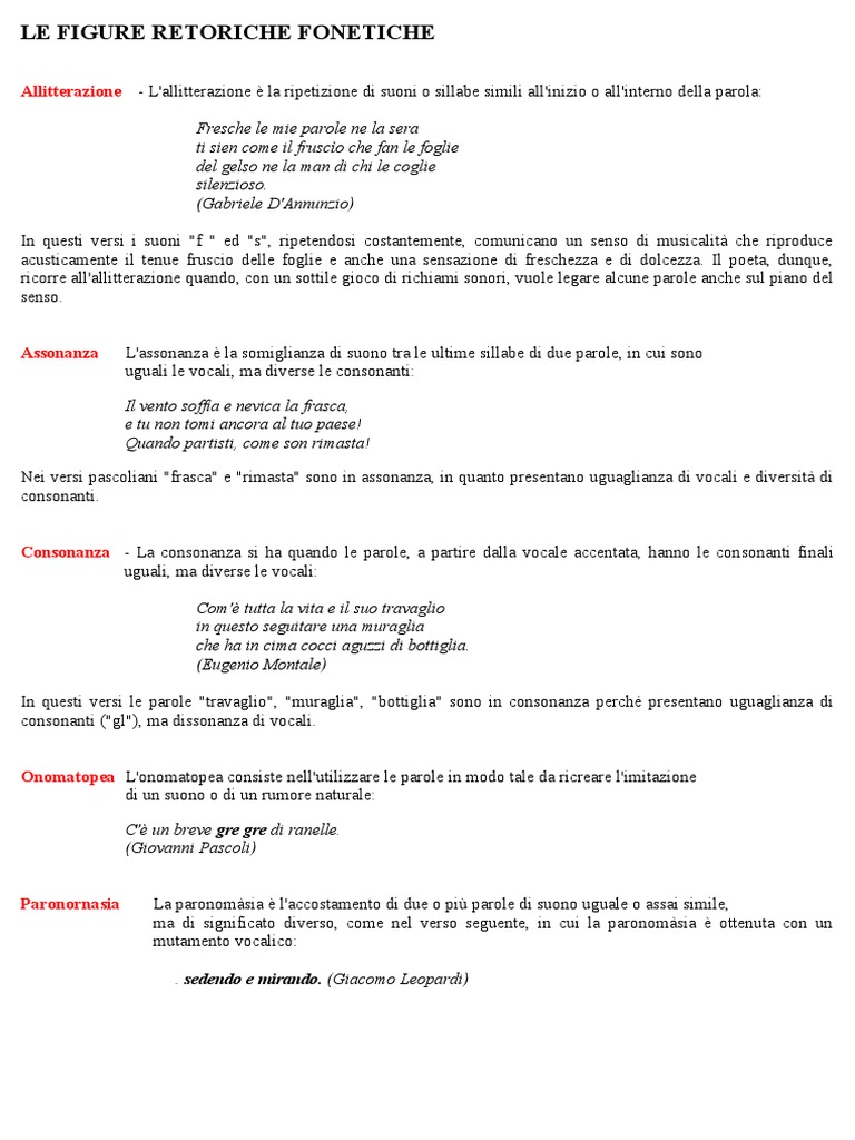 Figure Retoriche | PDF