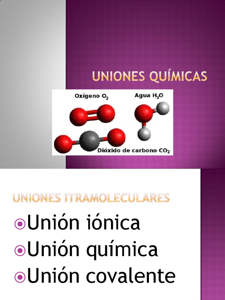Uniones Químicas | PDF | Polaridad química | Enlace covalente