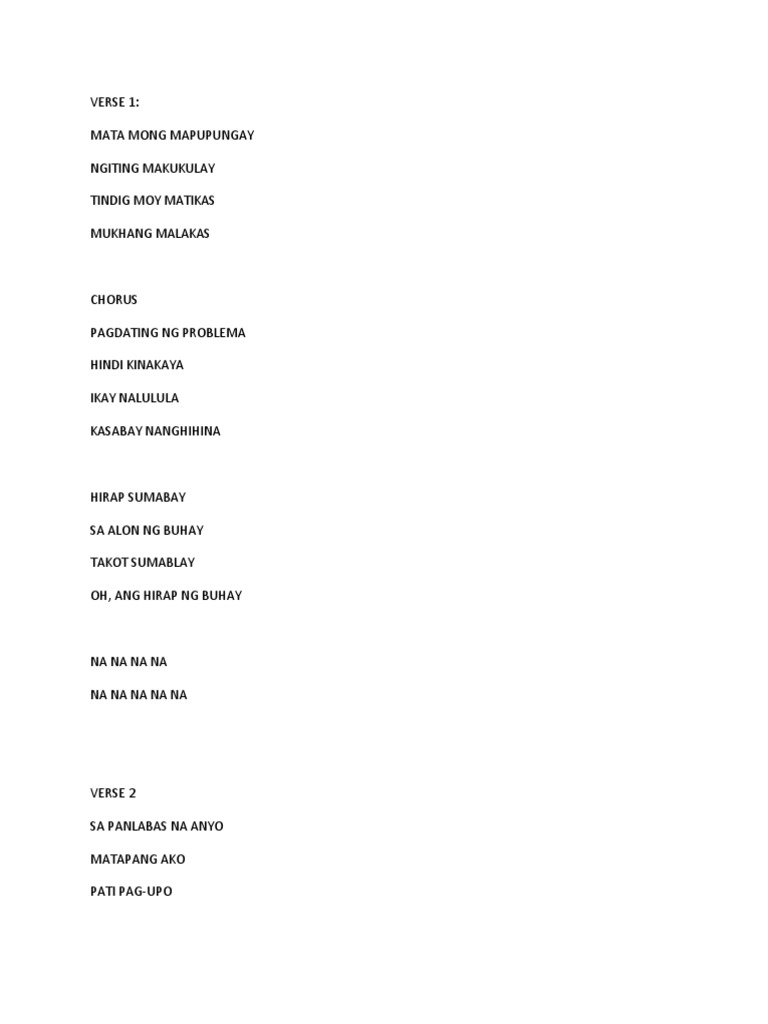 Filipino Jingle Peta | PDF