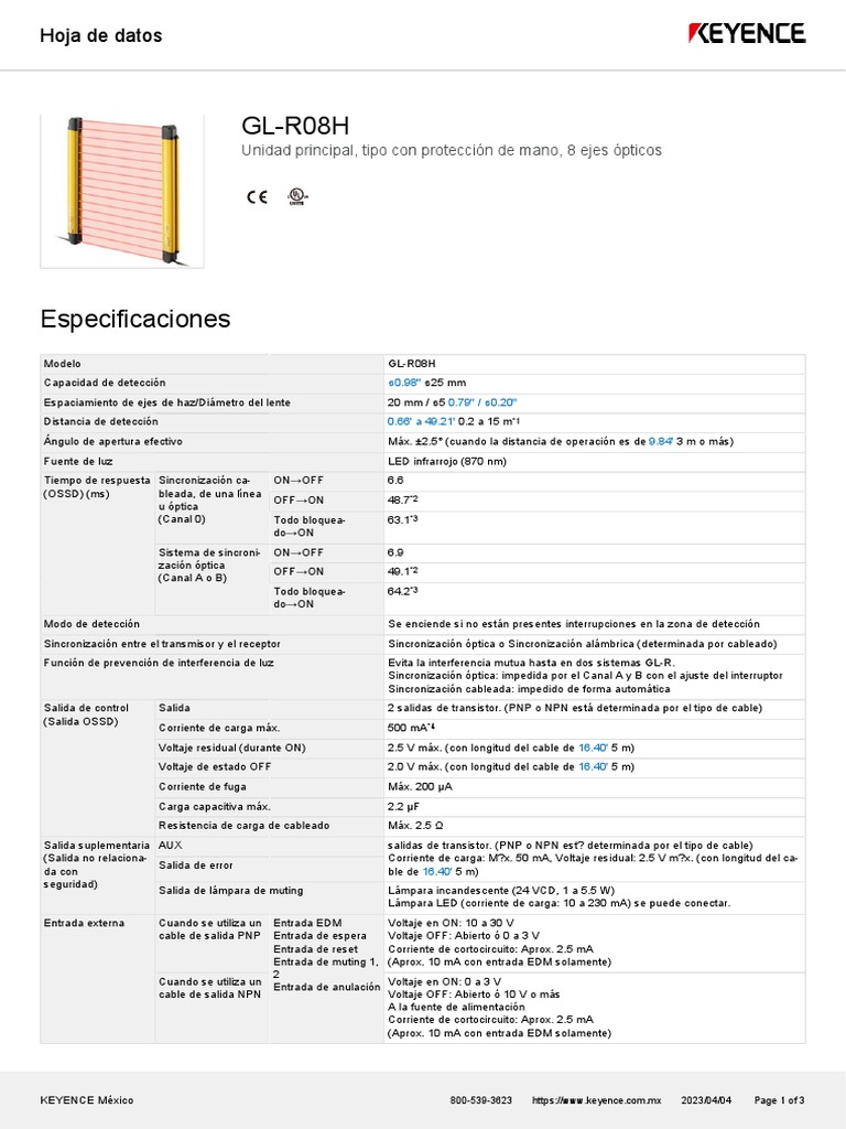 GL R08H | PDF | Transistor de unión bipolar | Óptica