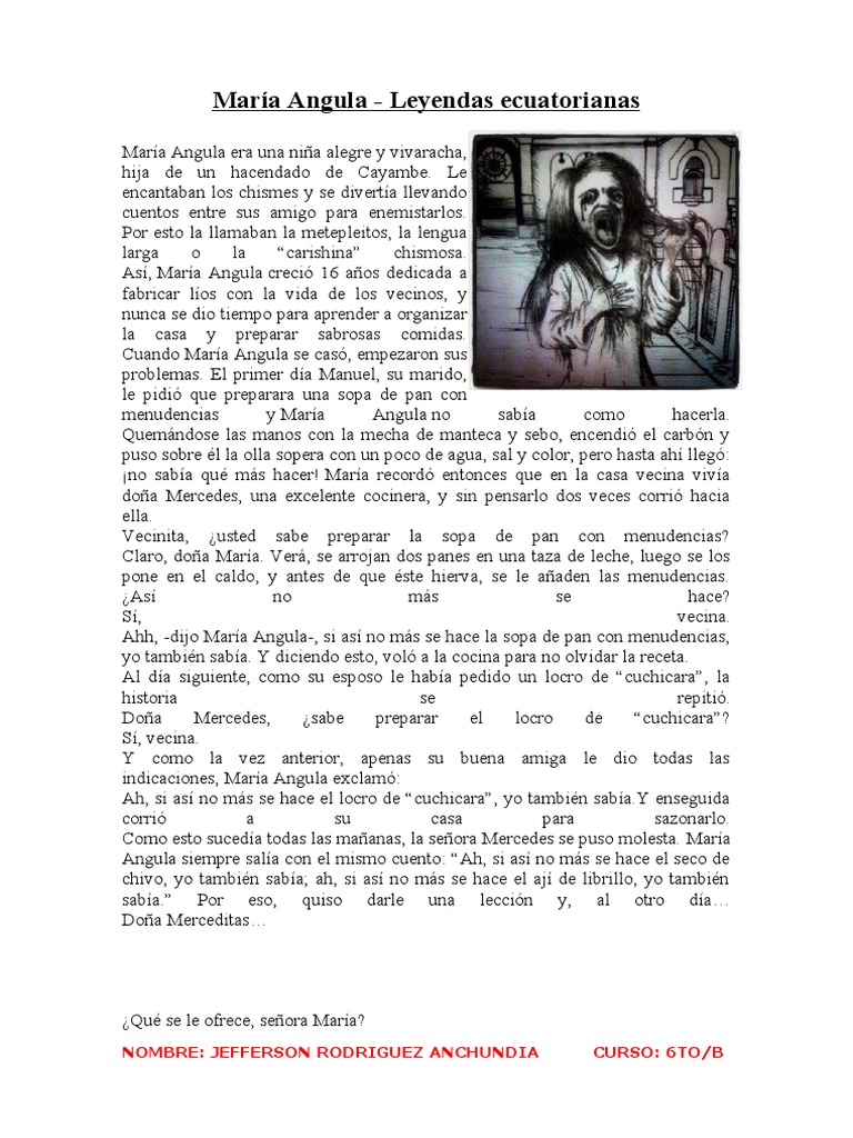 María Angula | PDF | Cocinando | Cocina