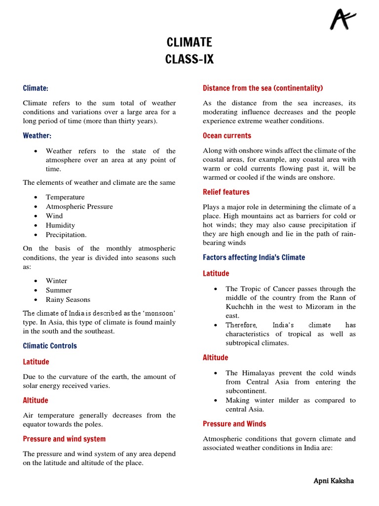 Climate PDF | Download Free PDF | Monsoon | Wound