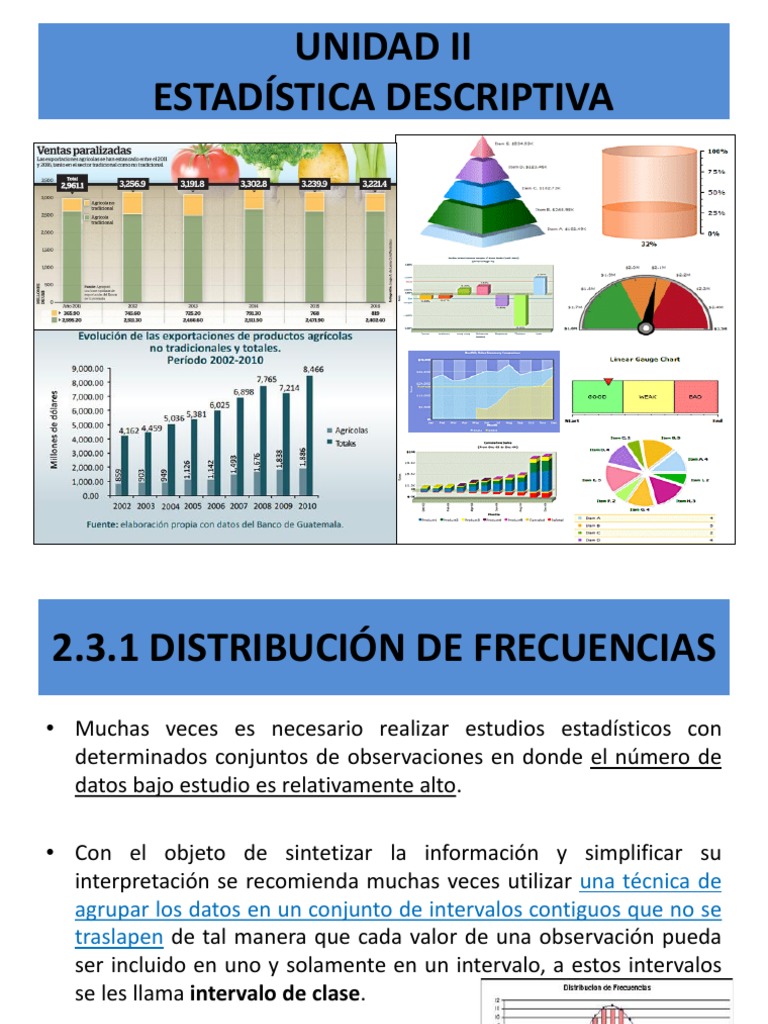 2.1 Estadística Descriptiva para Datos Agrupados | PDF | Estadísticas ...