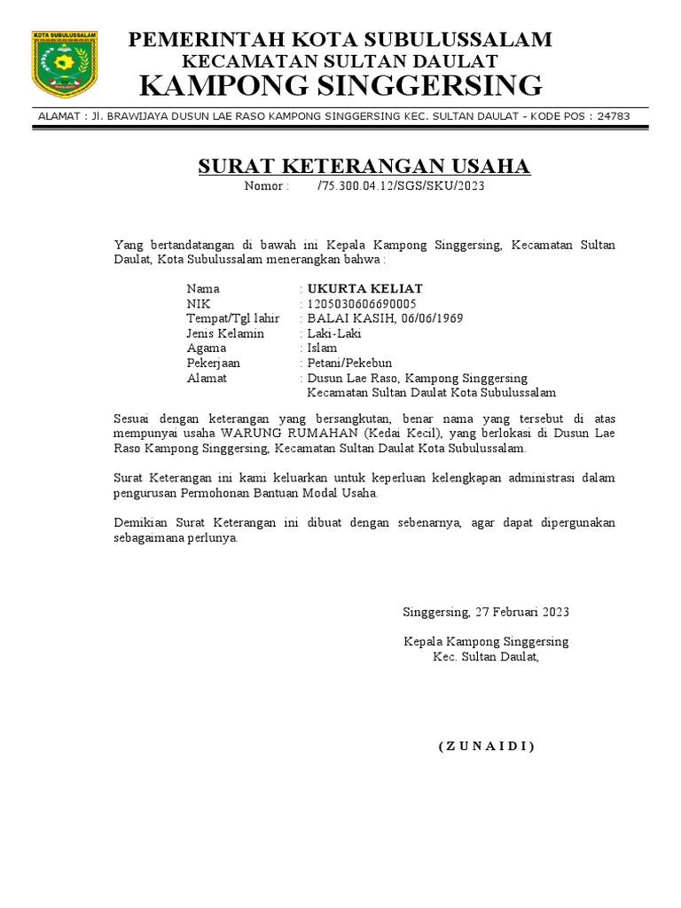 Sku Ukurta Keliat | PDF