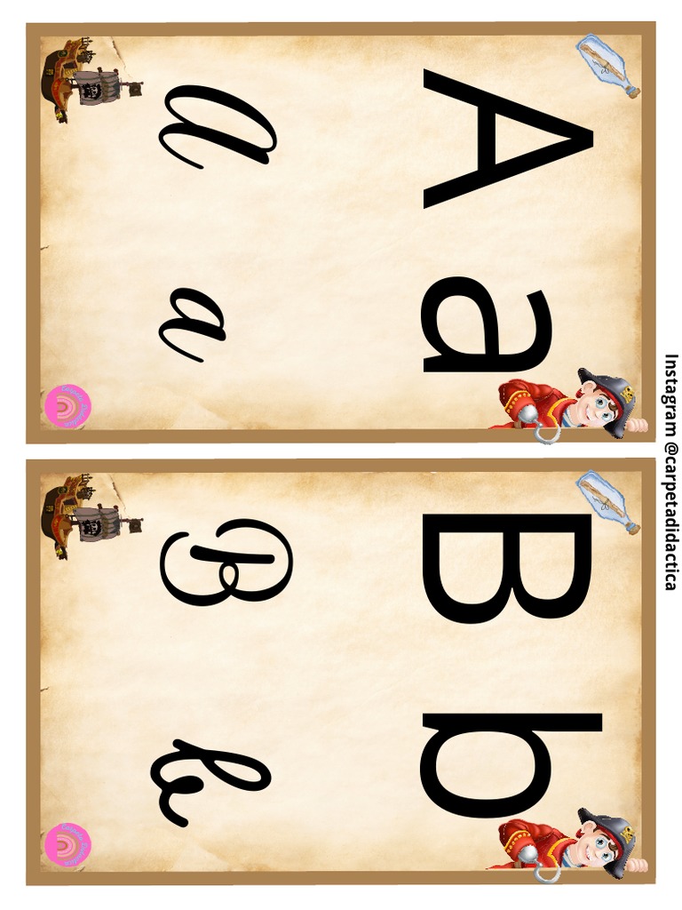 Abc 4 Letras Piratas PDF | PDF