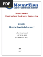 Verification of Superposition Theorem Lab Report | PDF | Electrical Network | Physical Quantities