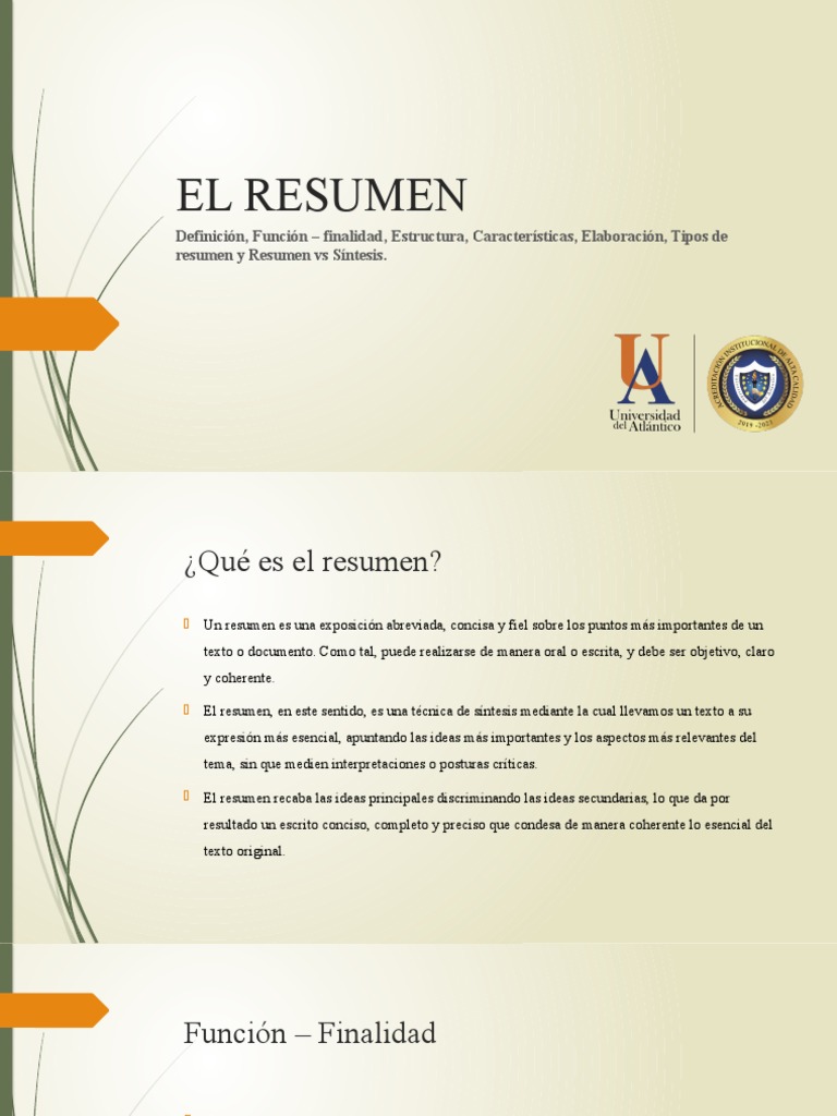 El Resumen | PDF