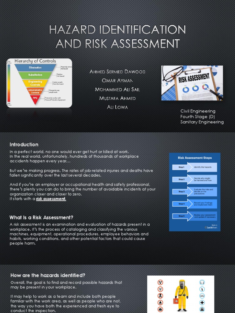 Hazard Identification and Risk Assessment | Download Free PDF | Risk ...