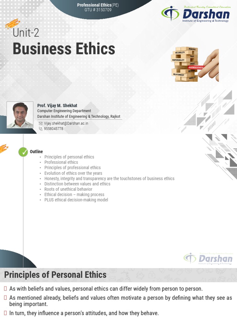 PE GTU Study Material Presentations Unit-2 13082021074224PM PDF | PDF | Business Ethics ...