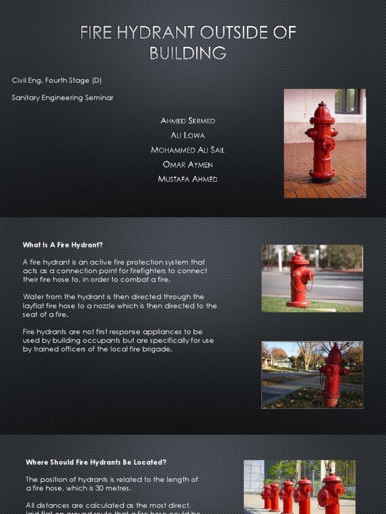 Ahmed Sermed (Fire Hydrant Outside of Building) | PDF | Civil ...