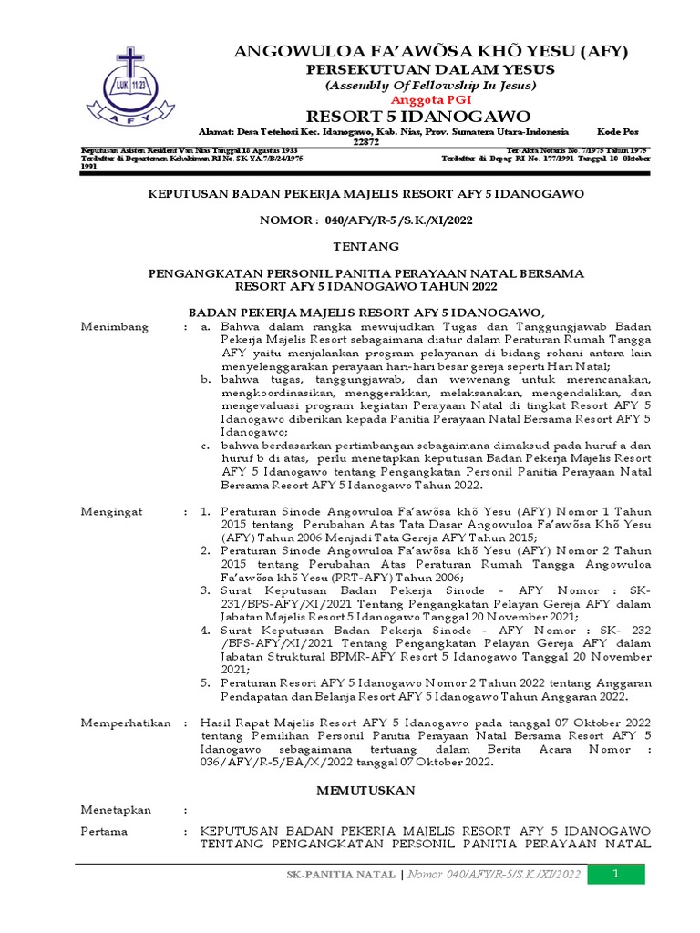 SK Panitia Natal Resort | PDF