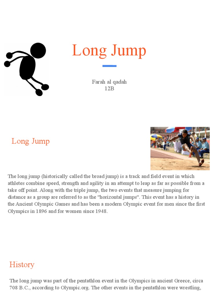 Long Jump | PDF | Sports | Athletic Sports