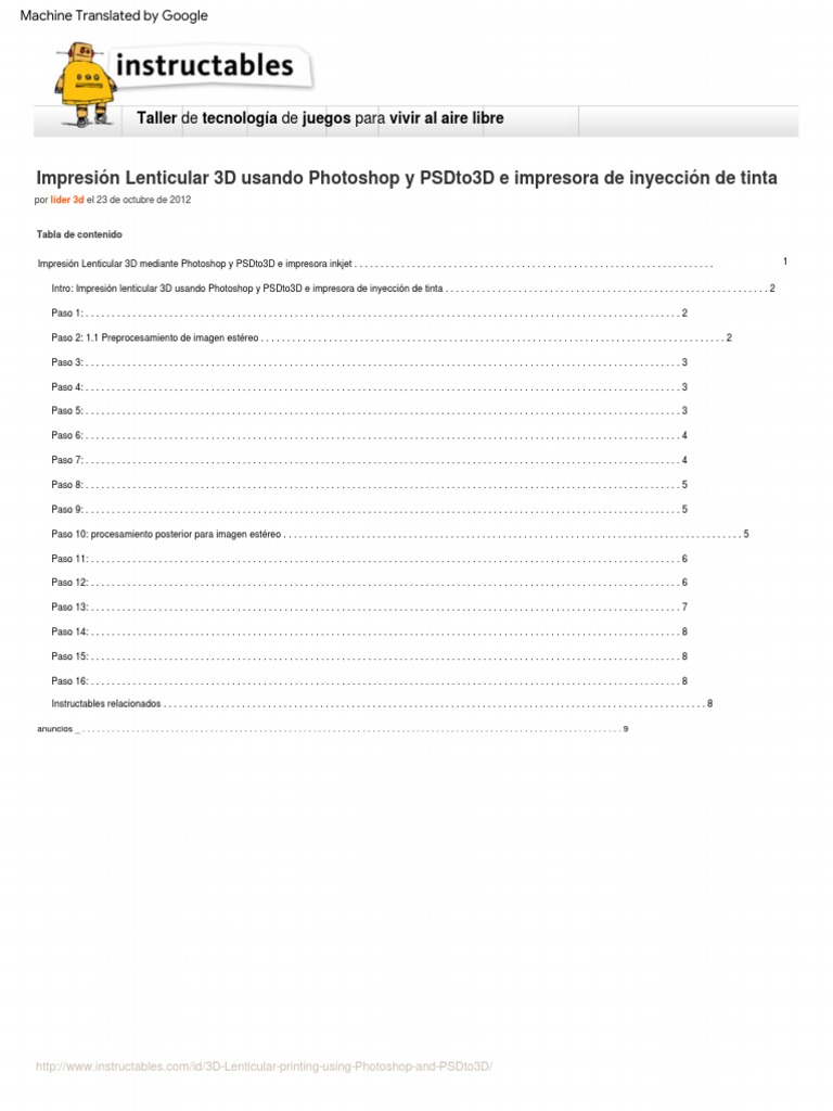 Impresión 3D-Lenticular-usando-Photoshop-y-PSDto3D | PDF