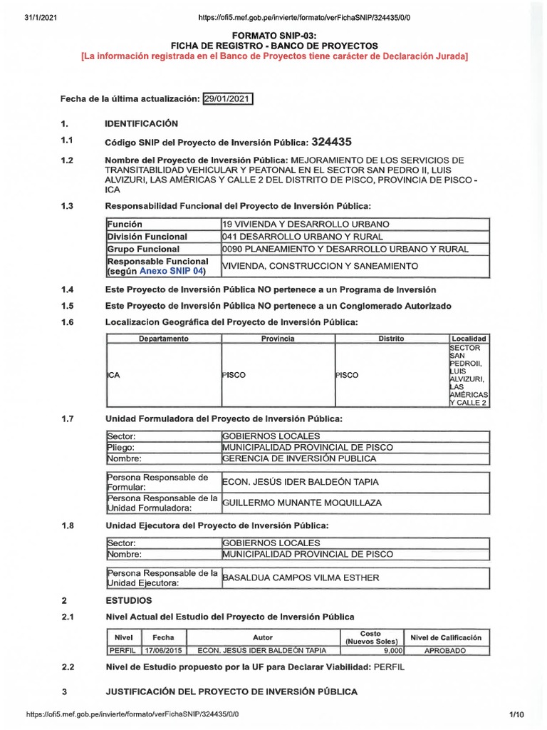 FORMATO 7A - SAN PEDRO | PDF