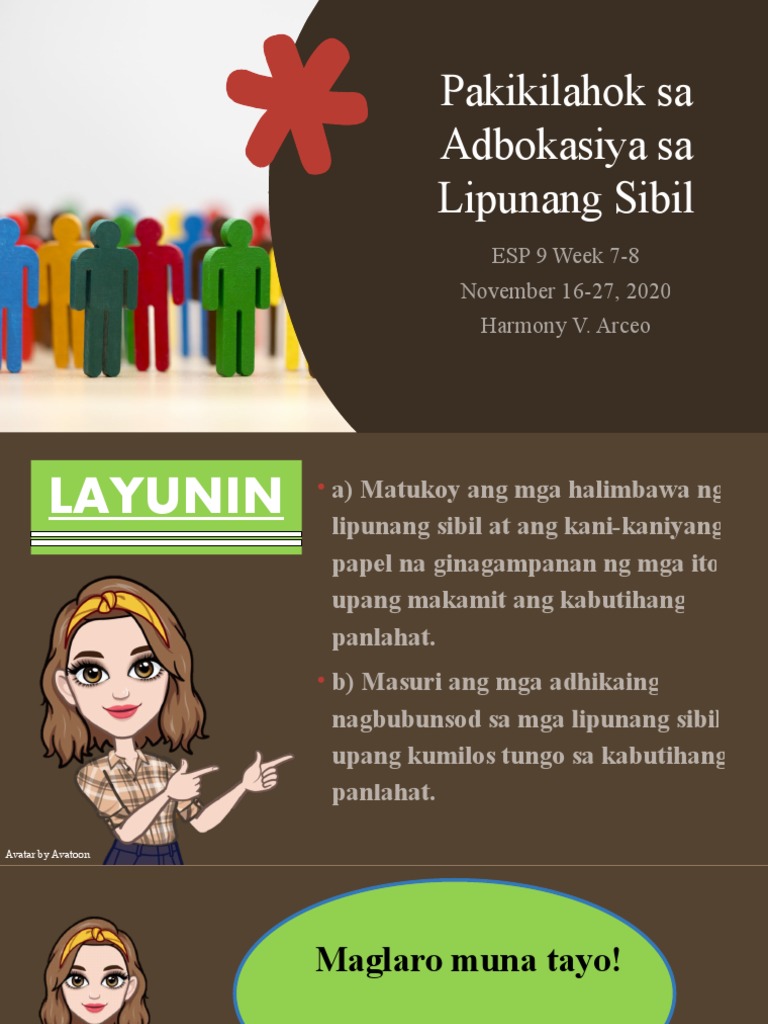 Week 7-8 Pakikilahok Sa Adbokasiya Sa Lipunang Sibil | PDF