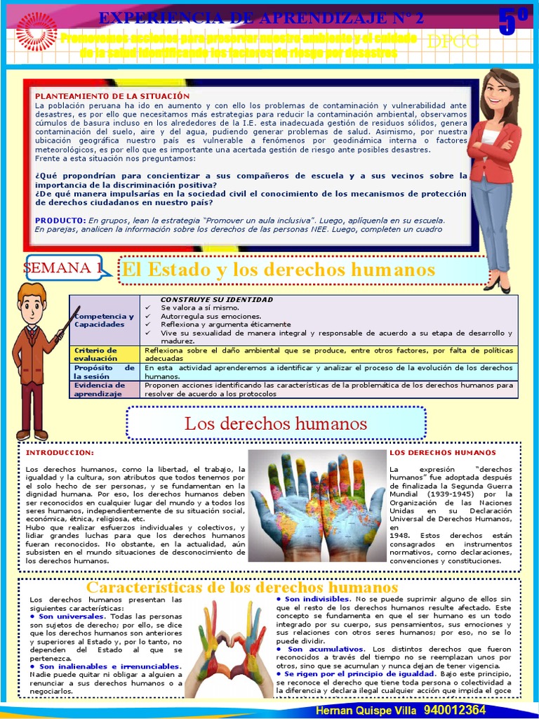 5º - DPCC - EdA 2 | PDF | Derechos humanos | Derechos