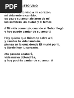 Acordes y letra de "Vamos a Cantar" | PDF