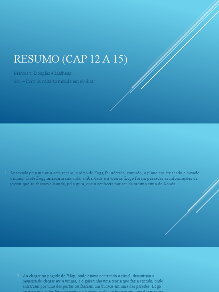 Resumo (Cap 12 A 15) | PDF