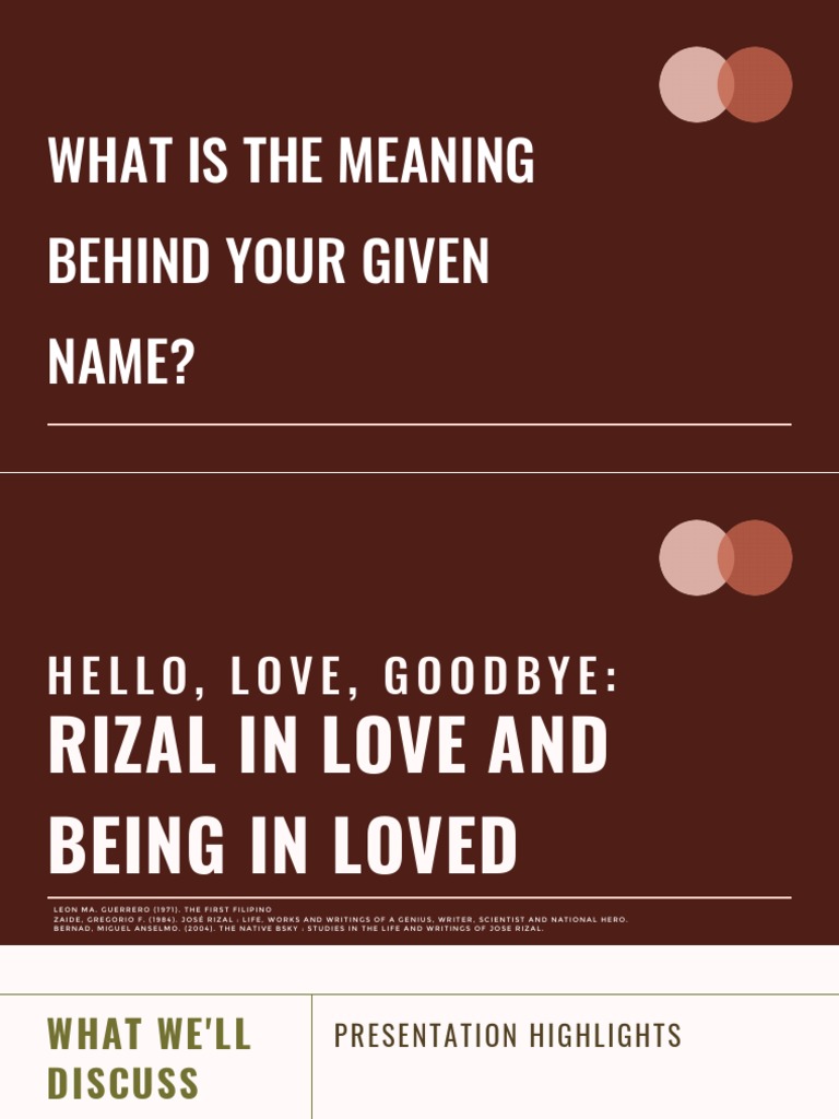 Lecture03 - Rizal in Love and Being Loved | PDF