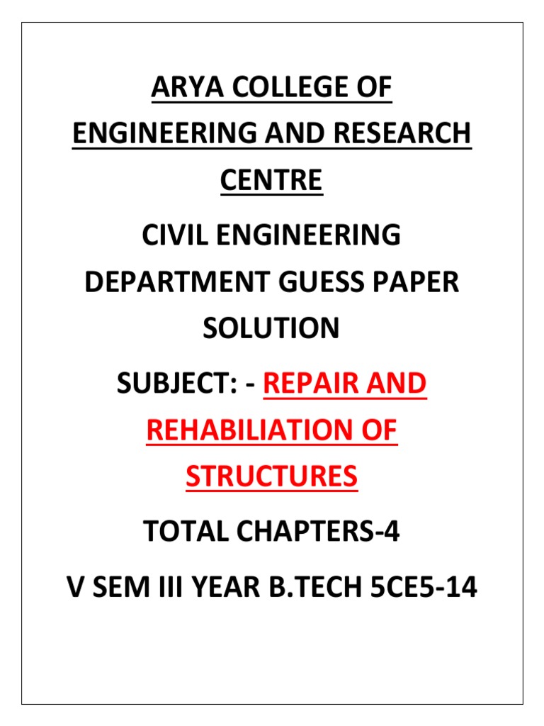 5CE5-14 RRS Guess Paper Solution PDF | PDF