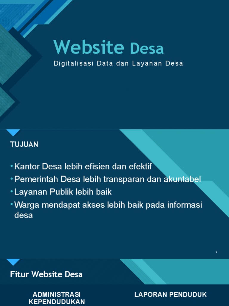 Presentasi Website Desa 2.pptx | PDF