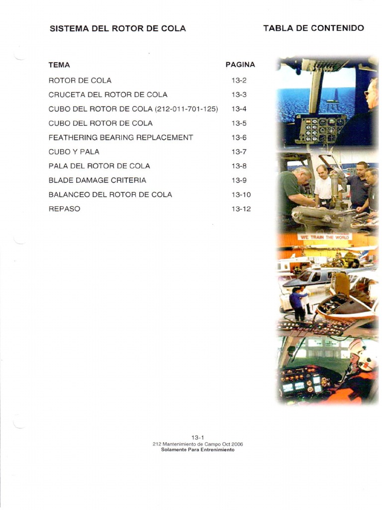 Sistema Del Rotor de Cola PDF | PDF