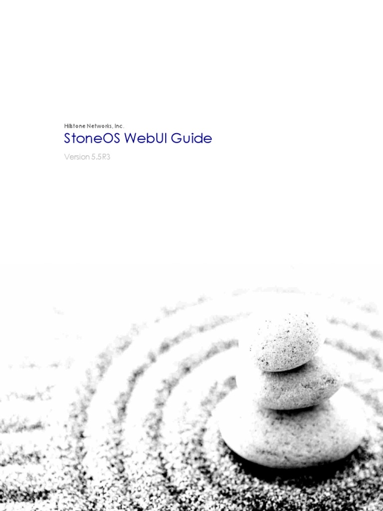StoneOS T Series WebUI User Guide | PDF StoneOS T Series WebUI User Guide | PDF