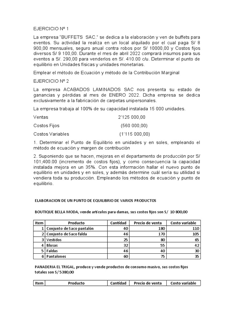 Ejercicio Practica Nota Pa | PDF | Economias