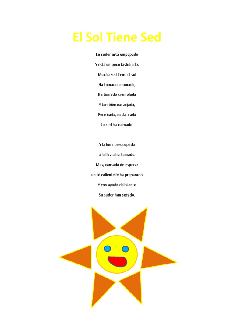 El Sol Tiene Sed | PDF