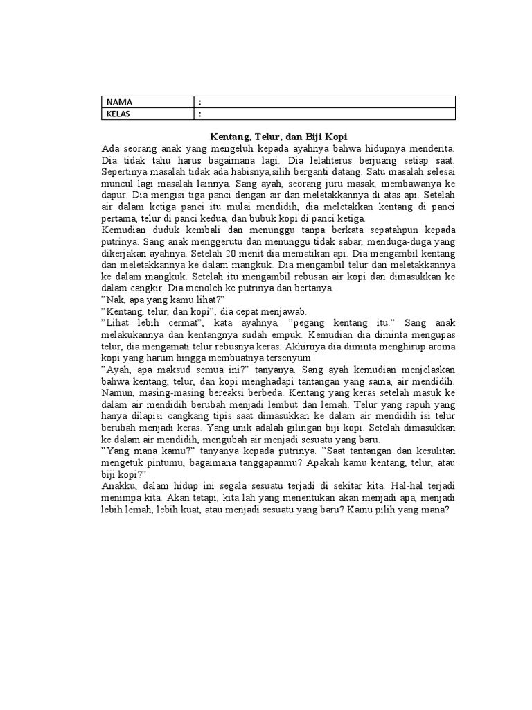 LK Teks Inspiratif | PDF