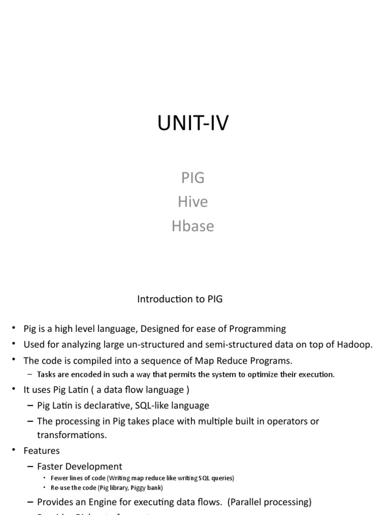 Unit IV EBDP 22 | PDF | No Sql | Databases