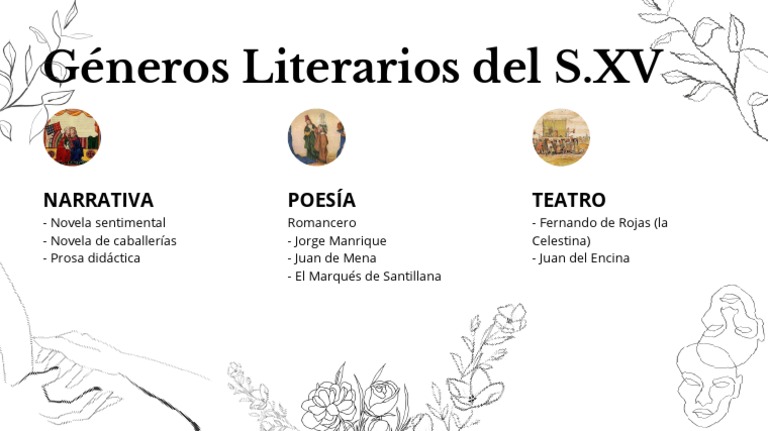 Géneros Literarios S.XV | PDF | Clásicos | Ficción general