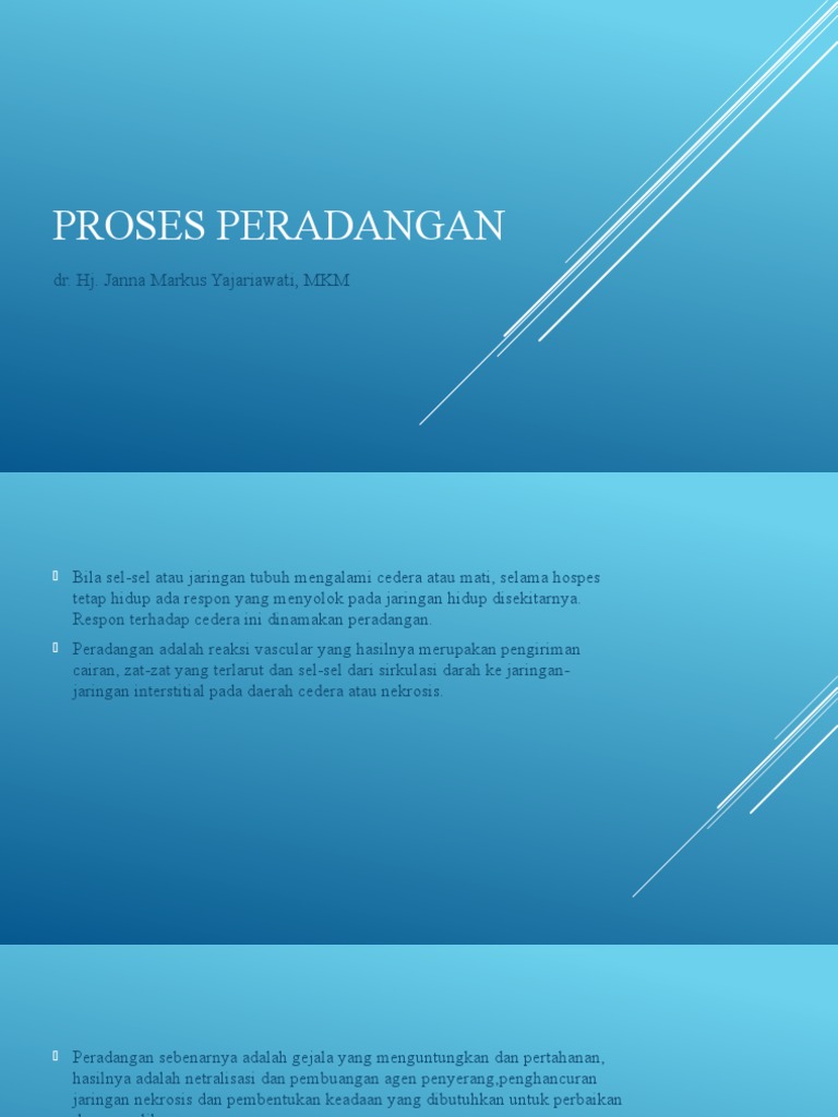 Proses Peradangan | PDF