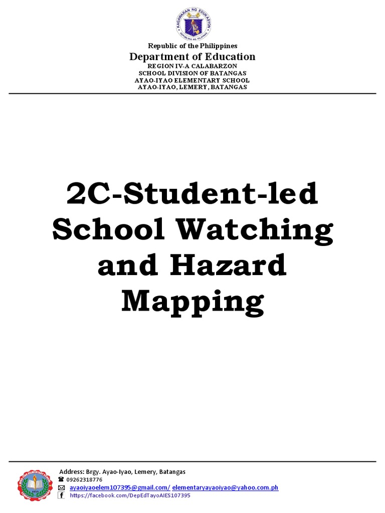 Student-Led Hazard Mapping Project | PDF | Wellness