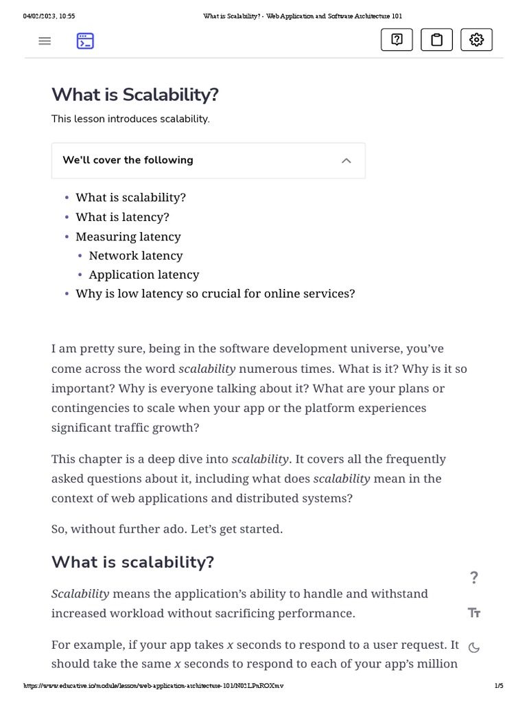 What is Scalability? Types of Scaling - Vertical and Horizontal | PDF | Scalability | Cache ...