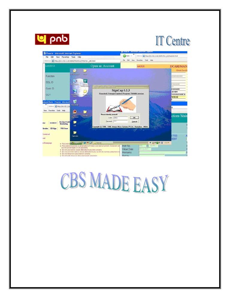 CBS Manual | PDF | Menu (Computing) | Point And Click