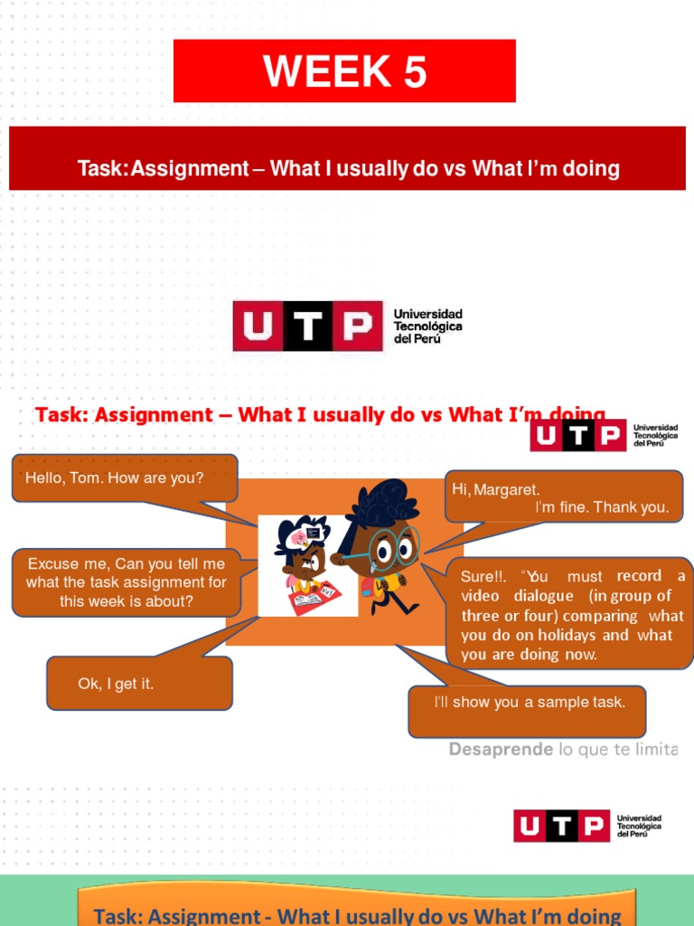 TASK-Week 05 - What I Usually Do Vs What I'm Doing - (1) - 1 | PDF | Cognitive Science | Human ...