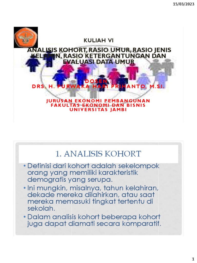 Analisis Kohort & Demografi | PDF | Pengembangan Diri | Sains & Matematika