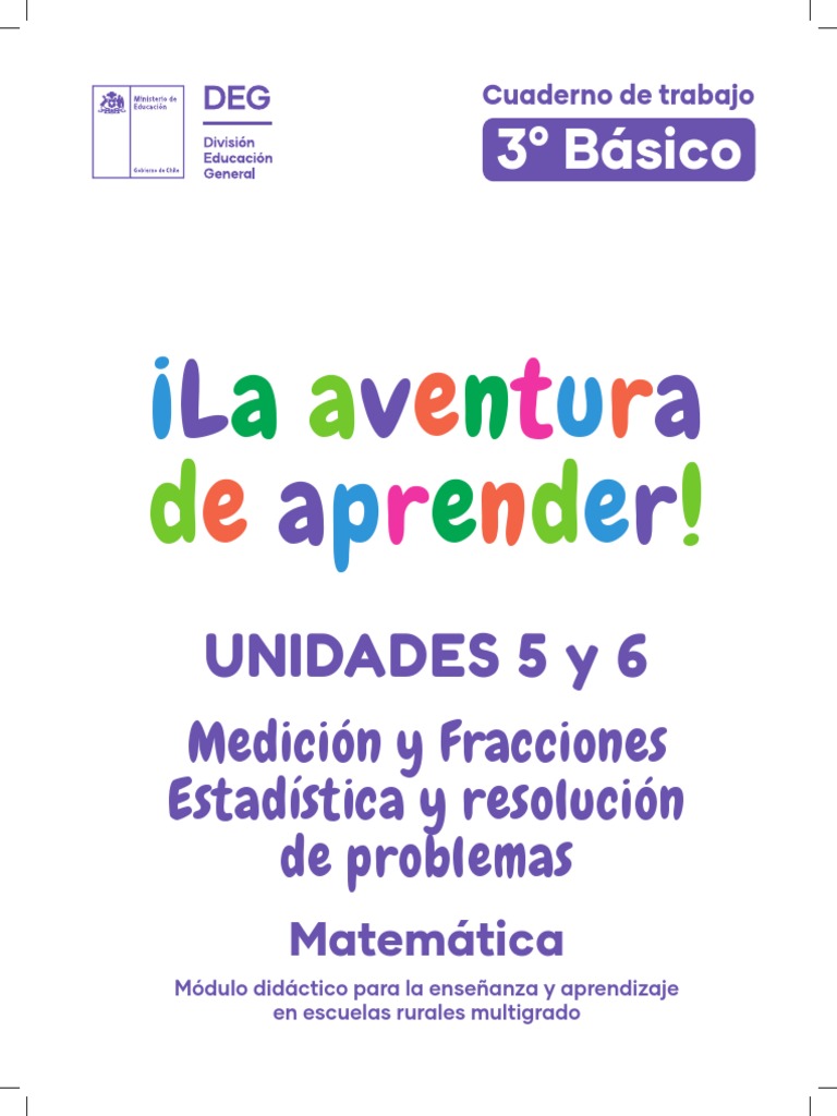 Quinta y Sexta Unidad Matematica 3ero Basico PDF | PDF | Calendario | Hora