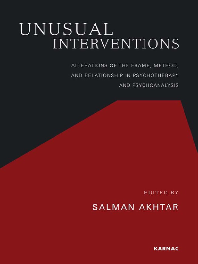 Akhtar, Salman - Universal Interventions - Alterations of The Frame ...