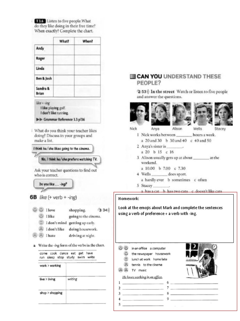 Practice - Ing in Present Simple | PDF