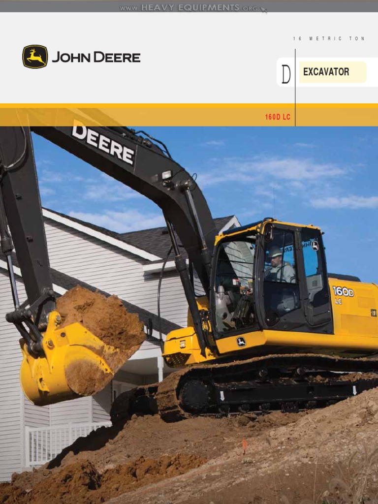 Catalog John Deere 160d LC Hydraulic Excavator Features Specs Technical Specifications Systems ...