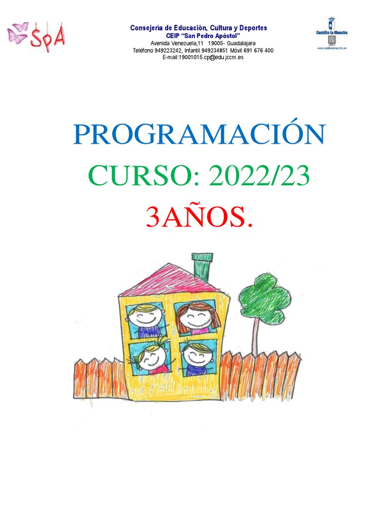 Programacion 3 Anos 2022 2023 | PDF | Educación primaria | Educación de la primera infancia