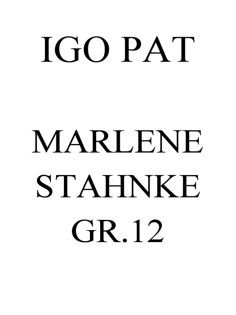 Igo Gr 12 Pdf