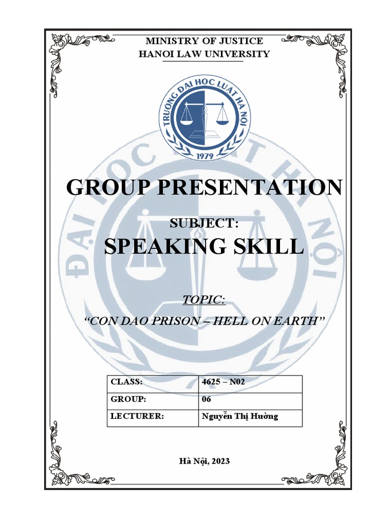 BTN Nhóm 6 Speaking 3 | PDF