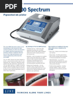 Linx 8920 Datasheet | PDF | Printer (Computing) | Usb